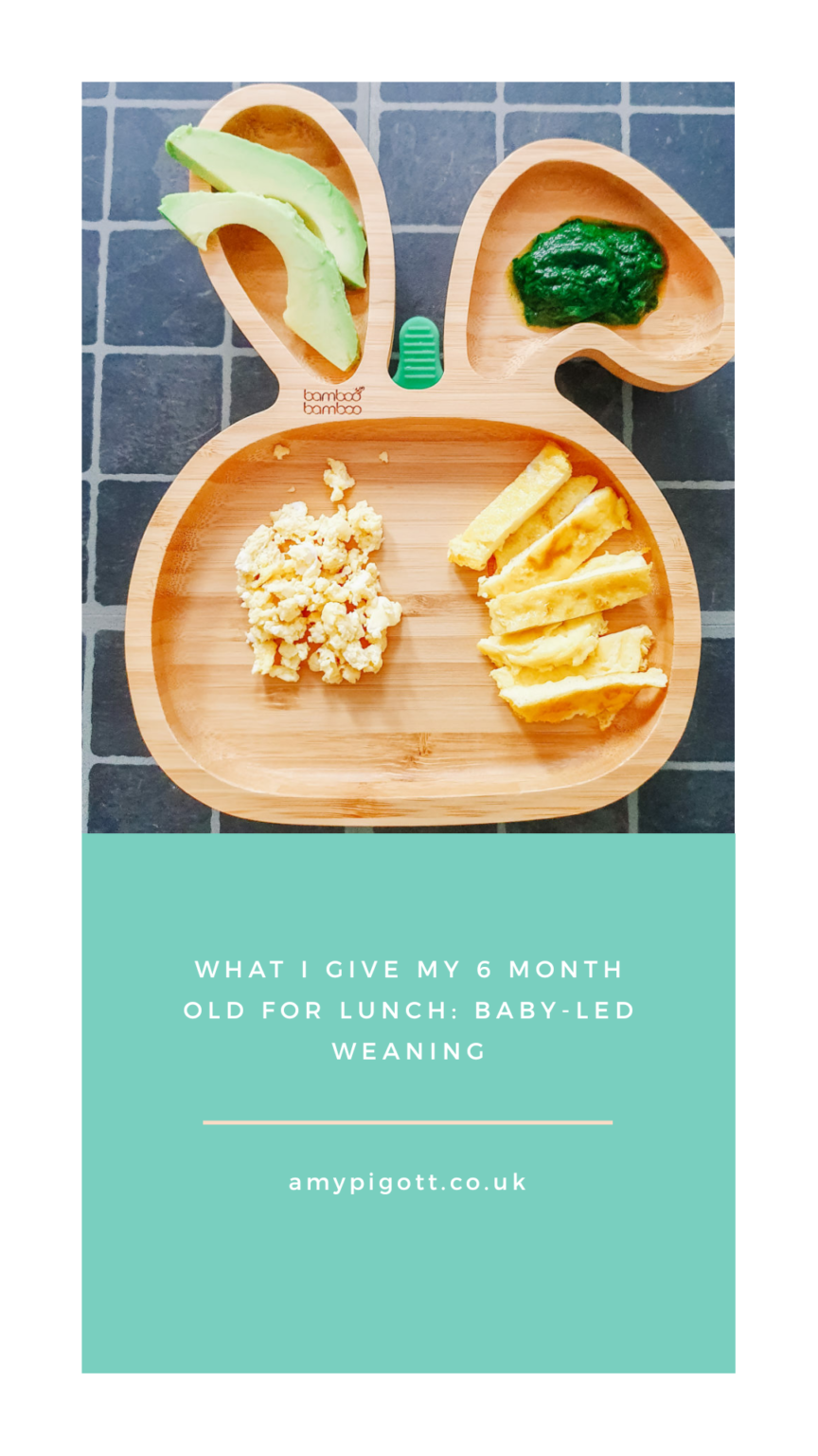 What I Give My 6 Month Old For Lunch Baby led Weaning Amy Pigott